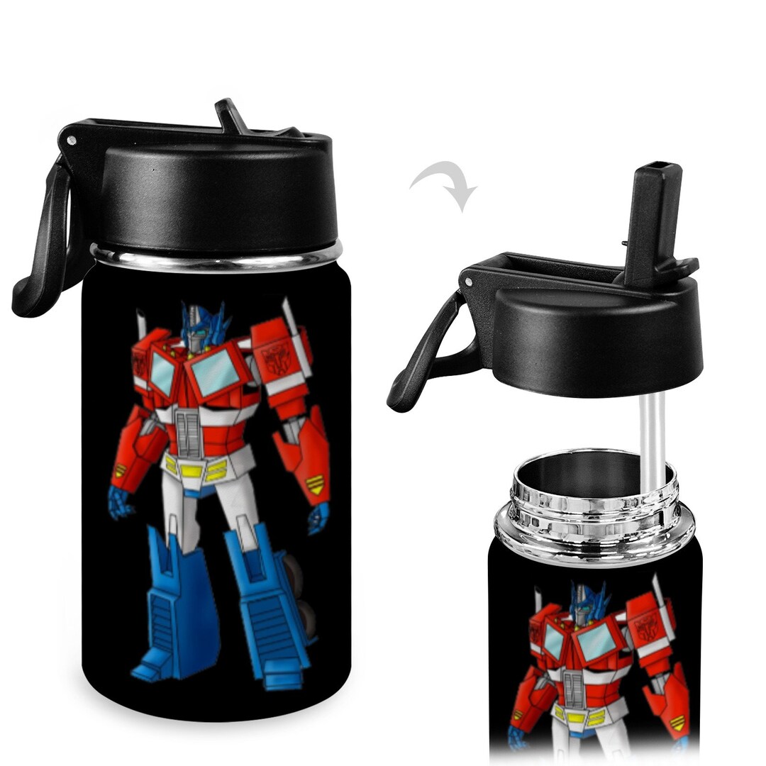 Optimus Prime Kids Water Bottle - Etsy