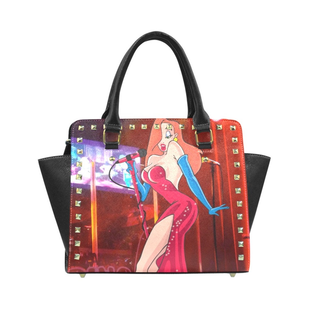 Jessica Rabbit Shoulder Bag Leather Tote Zippered Birthday Gifts for ...