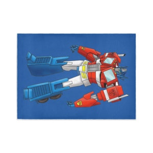 Optimus Prime Area Rug Big Transformers Home Decoration Gifts for Him ...