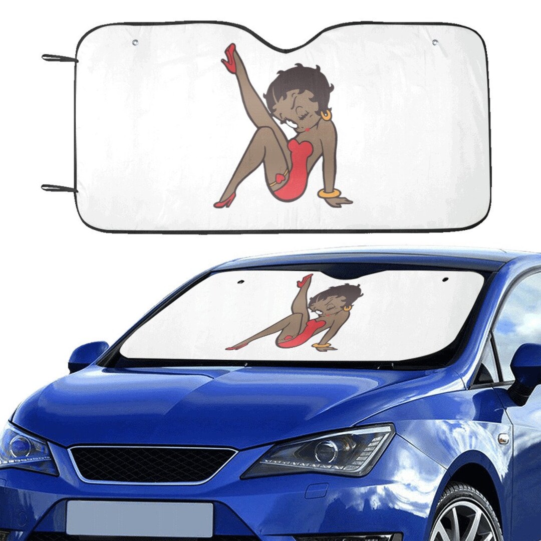 Betty Boop Afro American Car Sun Shade Cover Travelling Sexy Birthday Gifts for Her Etsy
