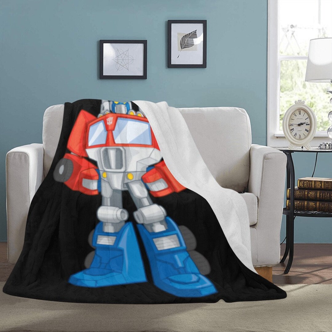 Optimus Prime Transformers Blanket Fleece Halloween Home Decoration ...