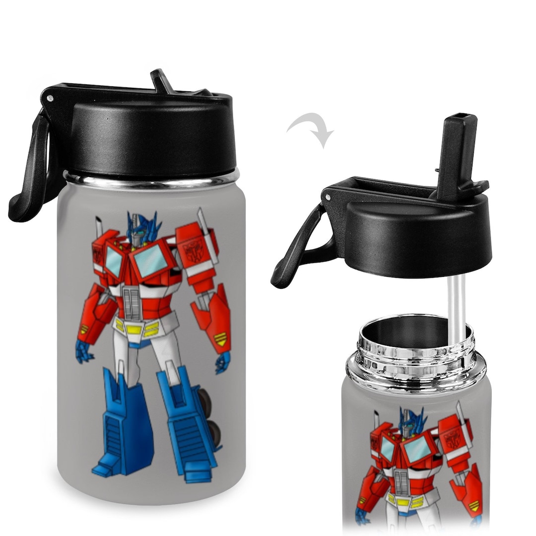 Optimus Prime Kids Water Bottle - Etsy