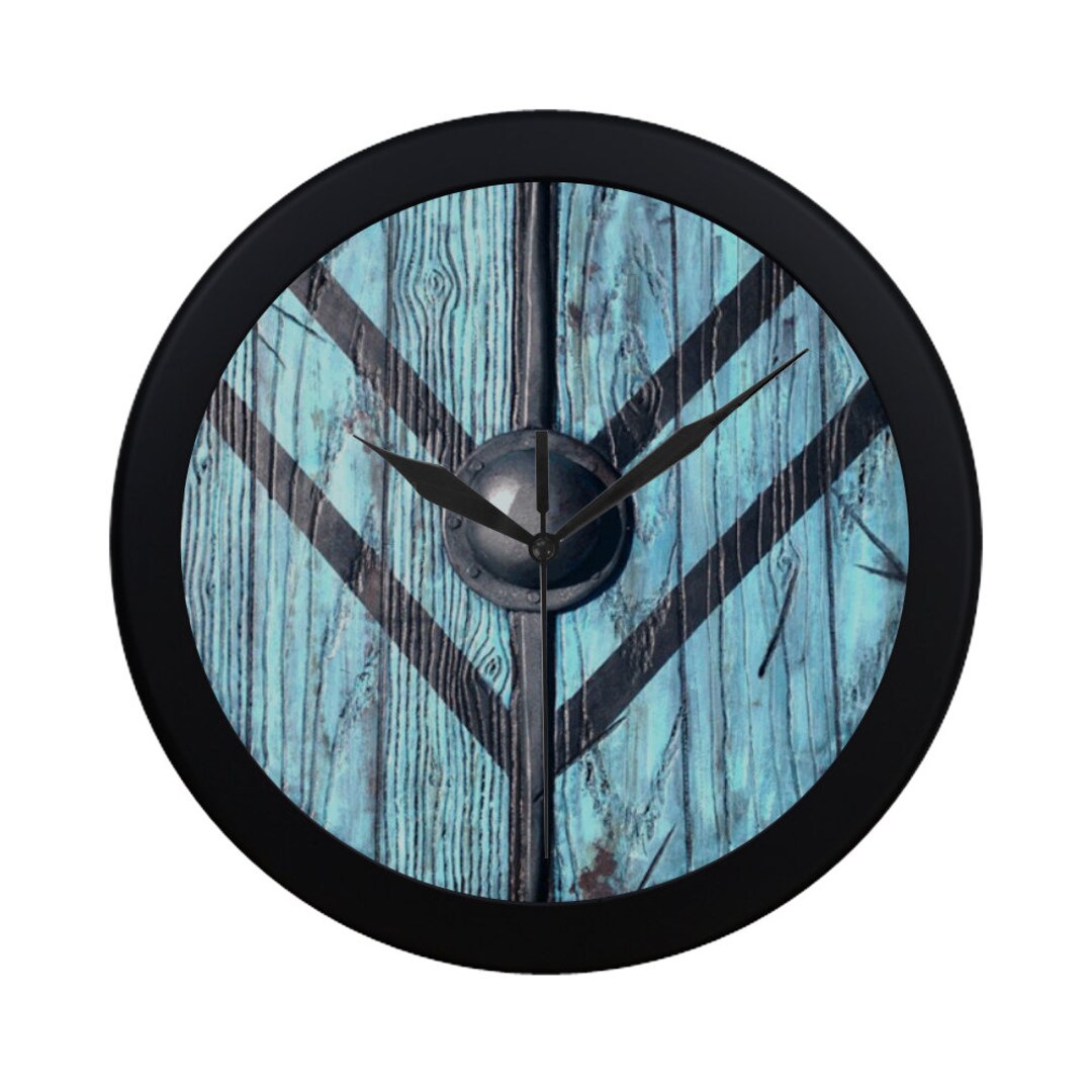 Vikings Shield Wall Clock Home Decoration Birthday Gifts for Her Him ...