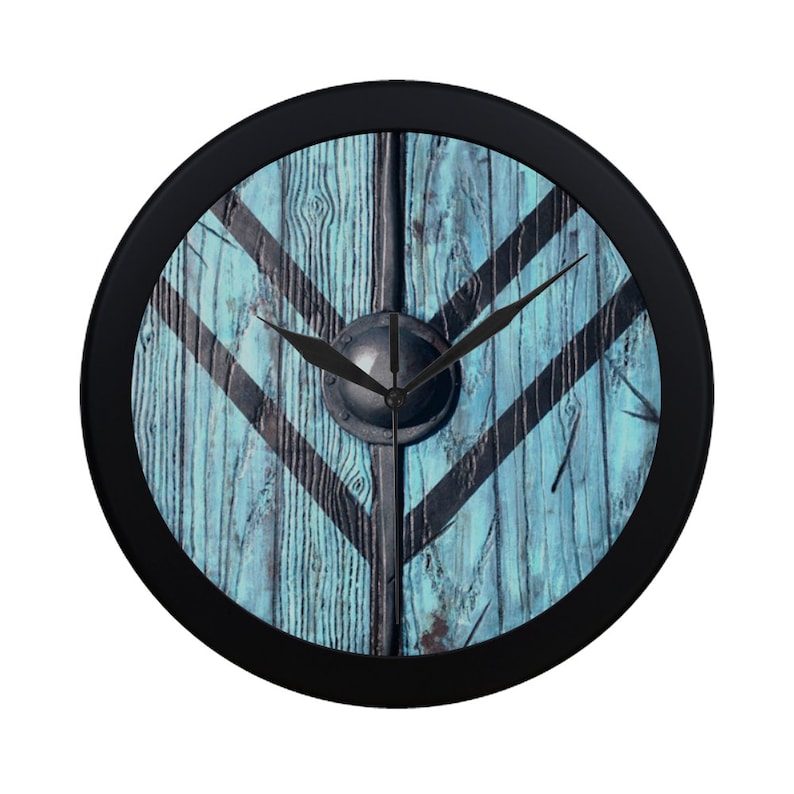 Vikings Shield Wall Clock Home Decoration Birthday Gifts for Her Him ...