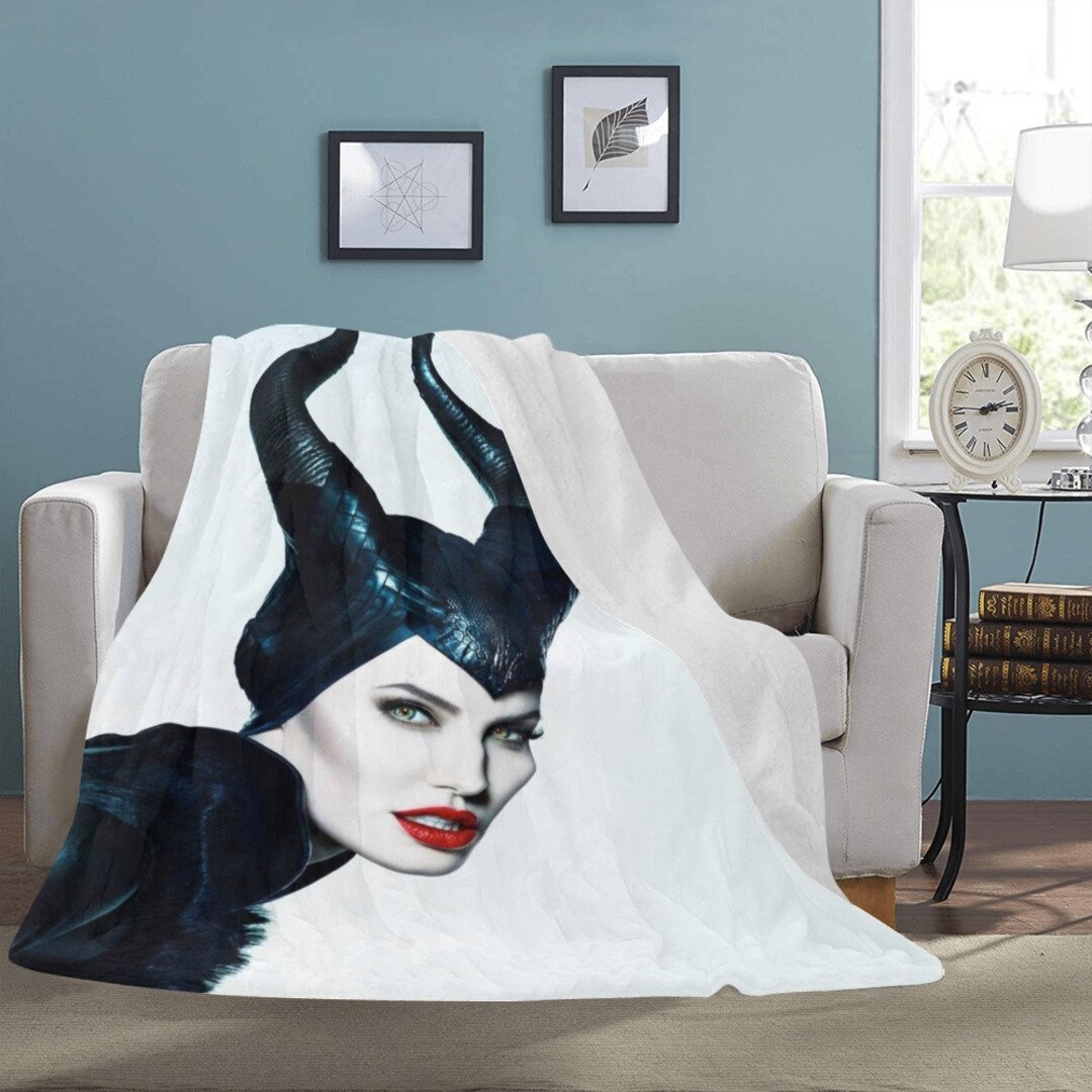 Maleficent Blanket Fleece Halloween Home Decoration Travelling Gifts ...
