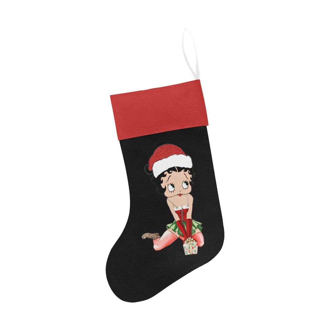 Betty Boop Stocking Personalized Christmas Hanging Home Decoration ...