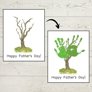 Father's Day Handprint/footprint Mega Bundle, Happy Father's Day Craft ...