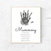 Mummy Handprint Poem, Baby Handprint Craft, Hand Art Craft, Mother's ...