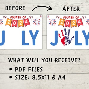 Fourth of July Handprint, Flag Poem, 4th of July Independence Day ...