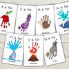 Alphabet Craft, Alphabet Recognition, Preschool Activity, DIY Handprint ...