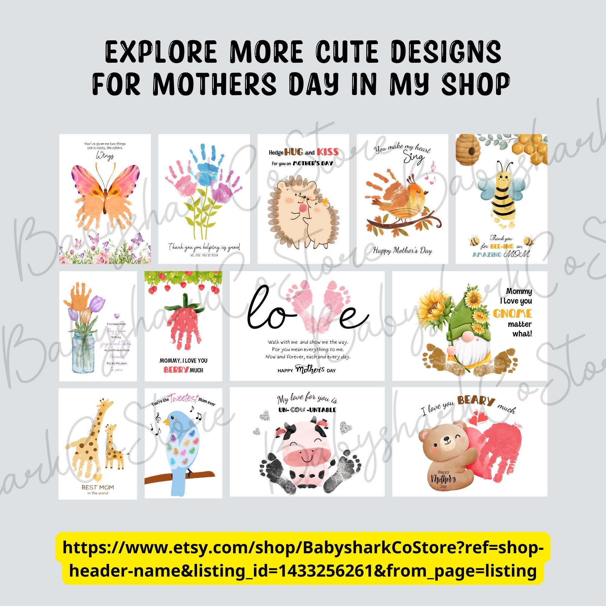 Ladybug Mothers Day Handprint, Happy Mothers Day From Your Little Love ...