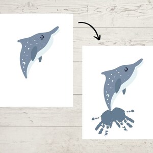 Animals Handprint Craft Bundle, Printable Summer Handprint, Preschool ...