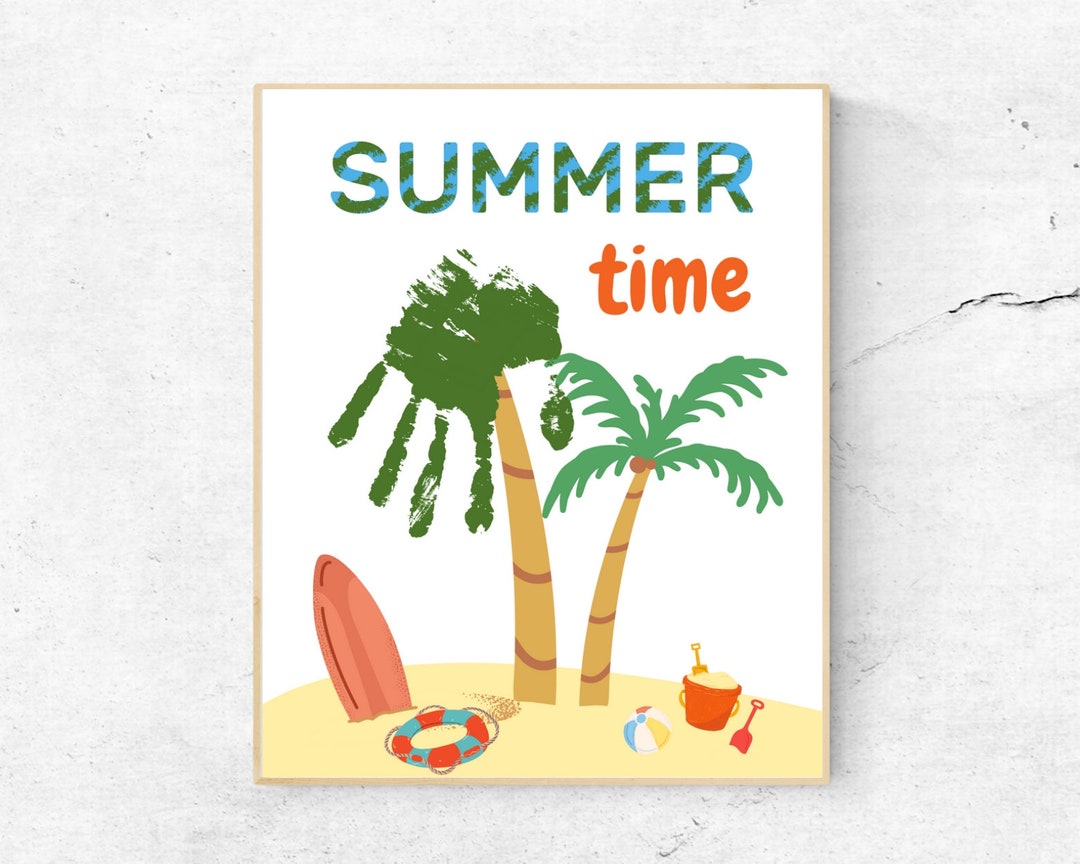 Happy Summertime, Summer Printable Craft for Kid, Summer Activity ...