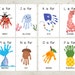 Alphabet Craft, Alphabet Recognition, Preschool Activity, DIY Handprint ...