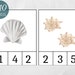 Seashell Count and Clip Cards 1-10, Montessori Activity, Summer Math ...