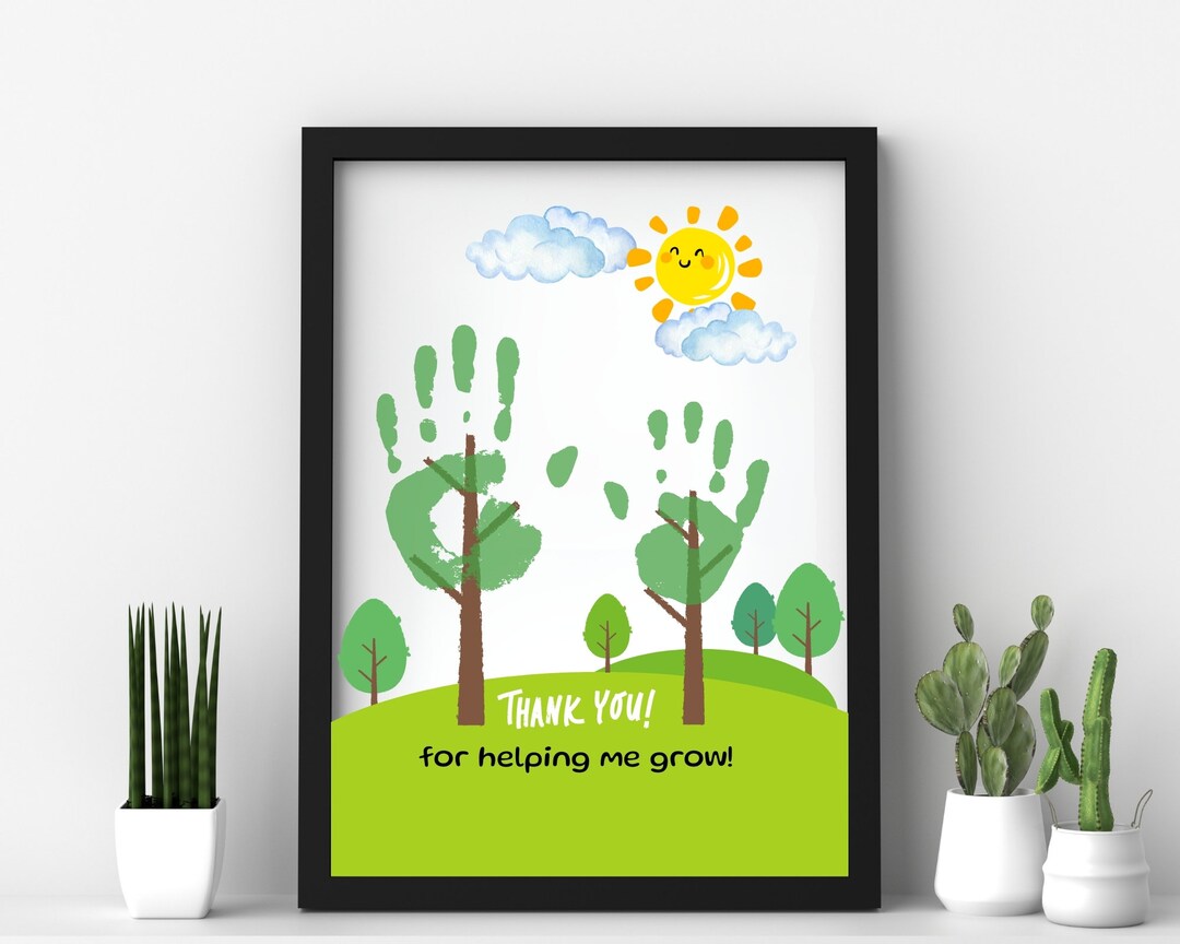 Father's Day Handprint Craft, Daddy Birthday, Happy Fathers Day ...