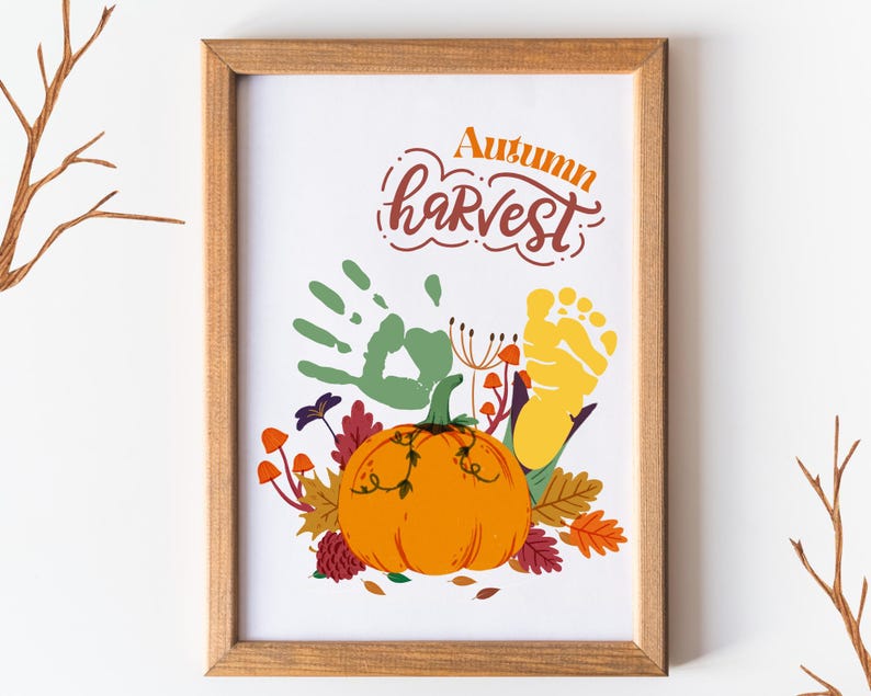 Fall Handprint Craft, Fall Season, Autumn Handprint Art, Back to School ...