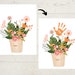 Printable Flower Handprint Craft Bundle, Handprint Craft for Mom ...