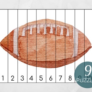 Sport Printable, Number Sequence Puzzle 1-10, Montessori Activity ...