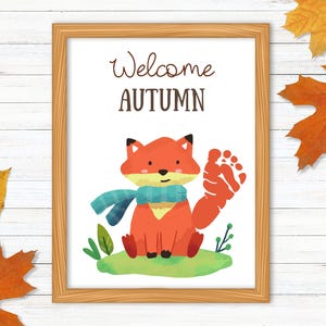 Fall Forest Animals Bundle, Fall Season, Handprint Craft, Autumn ...