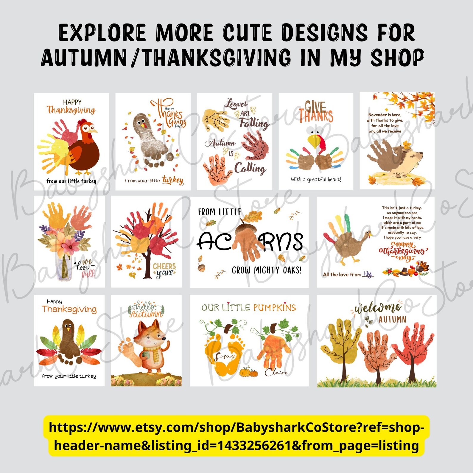 Acorn Handprint With Poem, Fall Handprint Craft, Fall/autumn Art ...