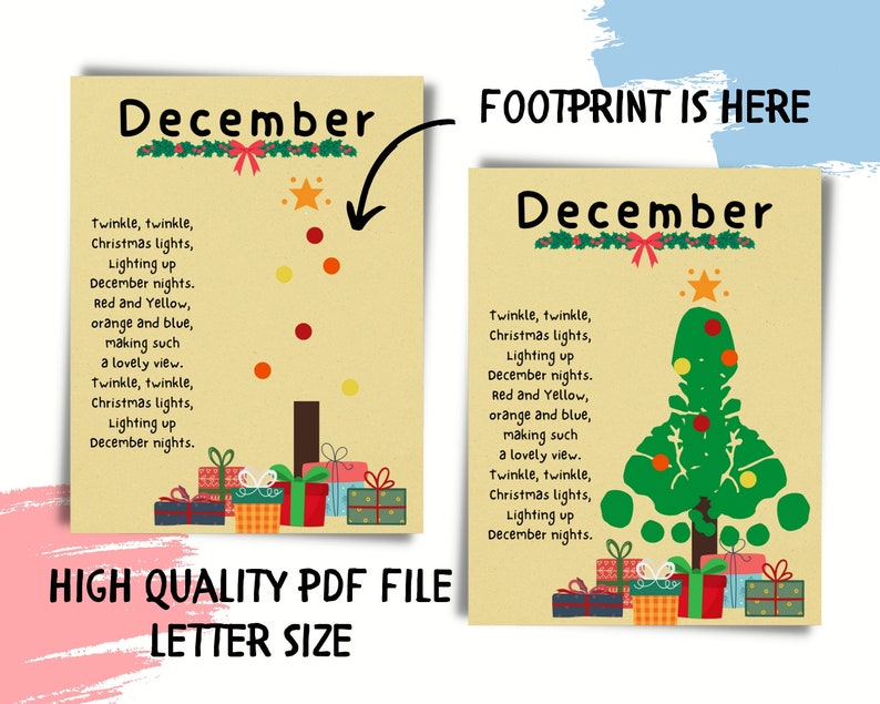 Memory Handprint/footprint Book With Poems - Etsy