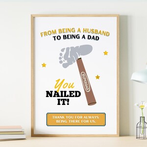 You Nailed It Handprint, Father's Day Handprint Craft, Daddy Birthday ...