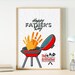 The Grillfather Handprint, Father's Day Handprint Craft, Happy Fathers ...