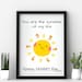 You Are the Sunshine of My Life, Father's Day Handprint Craft, Happy ...