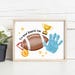I’m Your Biggest Fan Handprint Craft, Happy Fathers Day Handprint Art ...