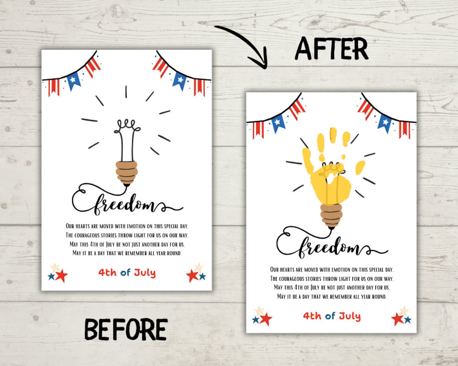 Independence Day Bundle, 4th of July Activities, Handprint Bundle ...