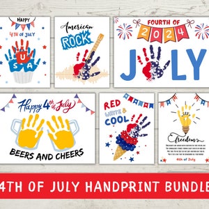 Independence Day Bundle, 4th of July Activities, Handprint Bundle ...