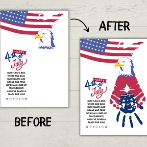 Collection of Handprint Craft 4th of July, Handprint Bundle, Handprint ...