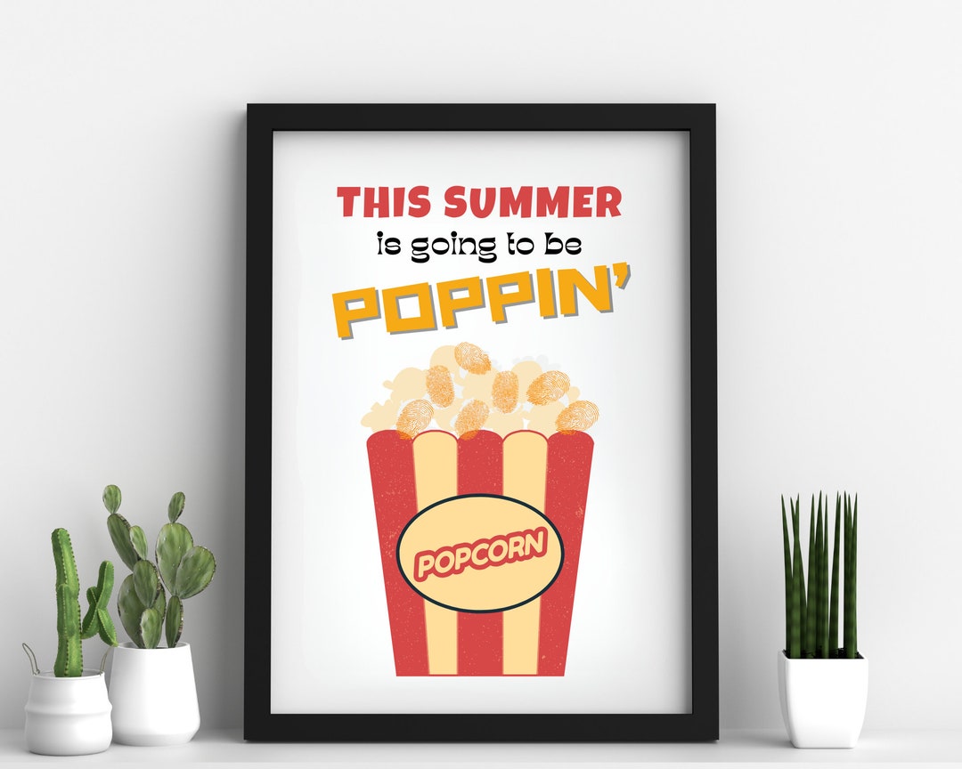 This Summer is Going to Be Poppin', Summer Printable Craft for Kid ...