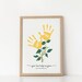 Flower Handprint Craft Art, Mothers Day Craft, Printable, for Mom, for ...