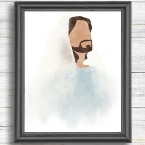 Jesus Portrait, Jesus the Christ Art, Jesus Wall Art, Jesus Digital ...