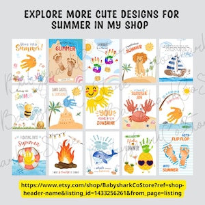 It's O-fish-ally Summer Handprint Craft, Printable Fishing Summer ...