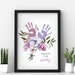 Printable Flower Handprint Craft Bundle, Handprint Craft for Mom ...