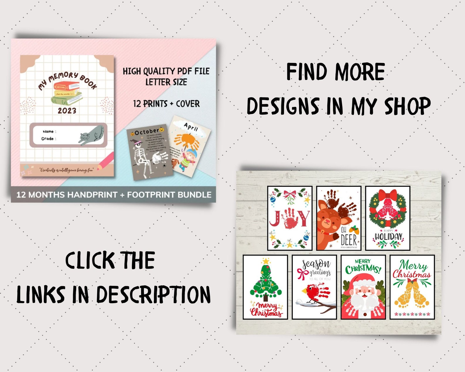 2023 Handprint/footprint Calendar, Handprint Craft, Footprint/handprint ...