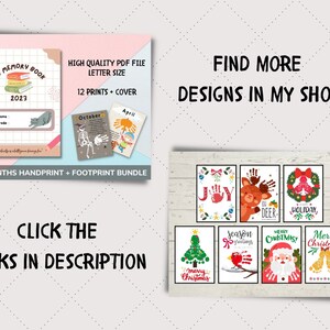 2023 Handprint/footprint Calendar, Handprint Craft, Footprint/handprint ...