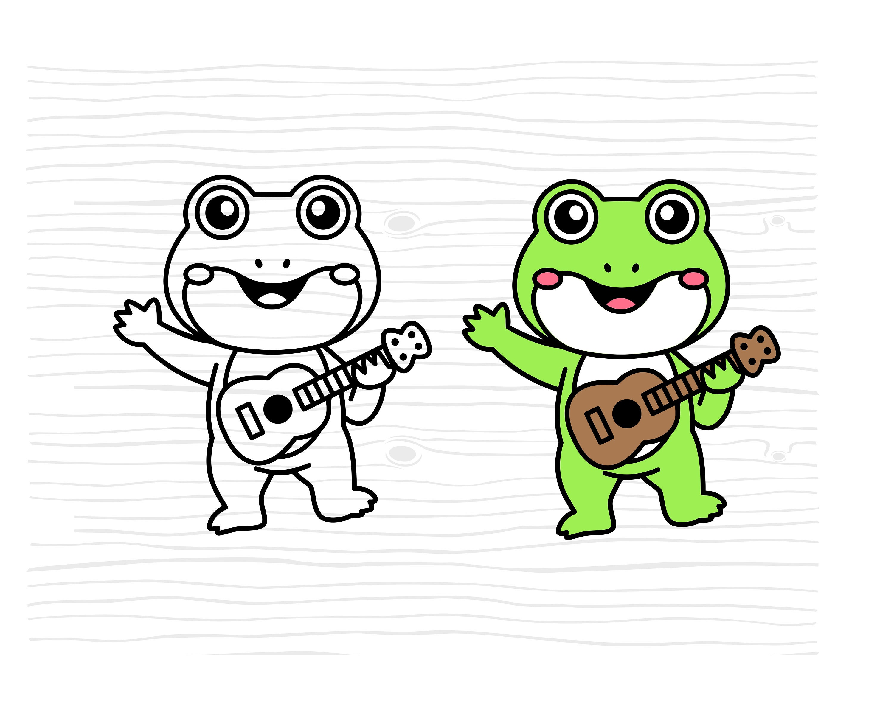 Frog SVG Cute Frog SVG Cut File Baby Animal SVG Animal - Etsy