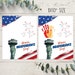 Statue of Liberty, Handprint Art, Happy Memorial Day, 4th of July ...