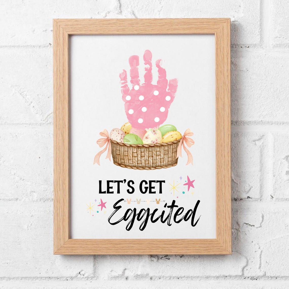 Let's Get Egg-cited Easter Handprint Craft, Bunny Easter Handprint ...