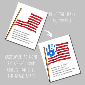 Flag Handprint Craft, Flag Poem, 4th of July Independence Day, American ...
