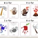 Alphabet Craft, Alphabet Recognition, Preschool Activity, DIY Handprint ...
