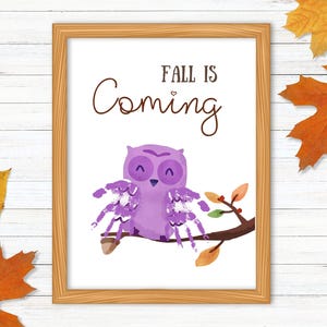 Fall Forest Animals Bundle, Fall Season, Handprint Craft, Autumn ...