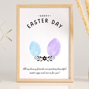 Easter Handprint Art Craft, Easter Egg Handprint, Easter Handprint Art ...