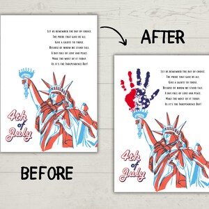 Collection of Handprint Craft 4th of July, Handprint Bundle, Handprint ...