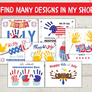 Independence Day Bundle, 4th of July Activities, Handprint Bundle ...