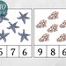 Seashell Count and Clip Cards 1-10, Montessori Activity, Summer Math ...